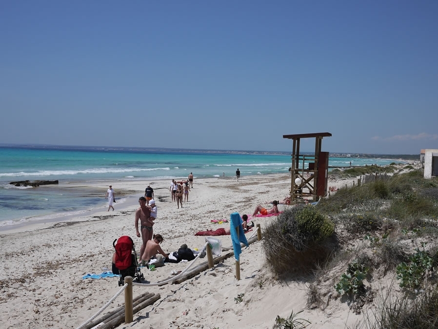 Coastal Walk from Ses Salines to Es Trenc Beach
