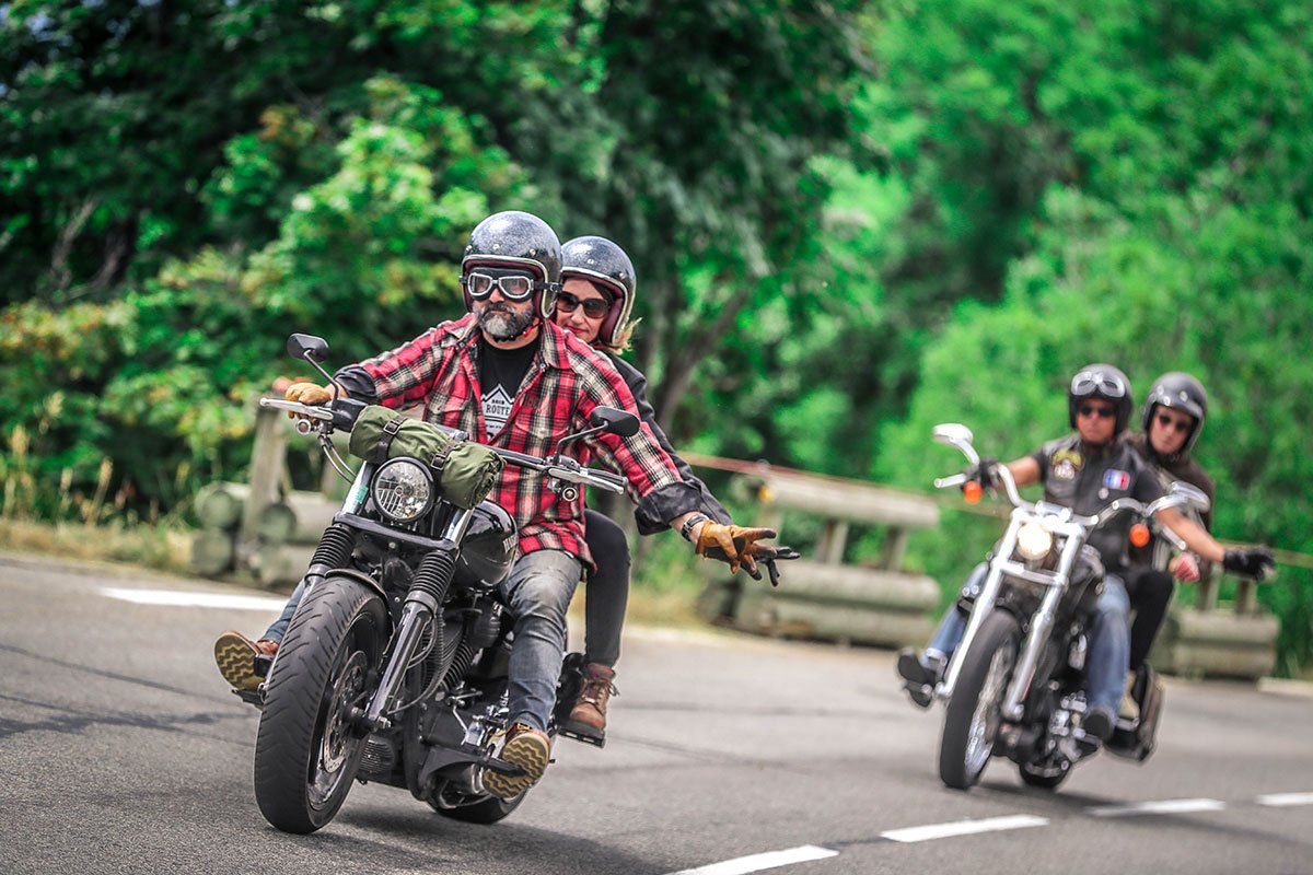 Route 21 Harley Davidson meeting, Alpe d'Huez