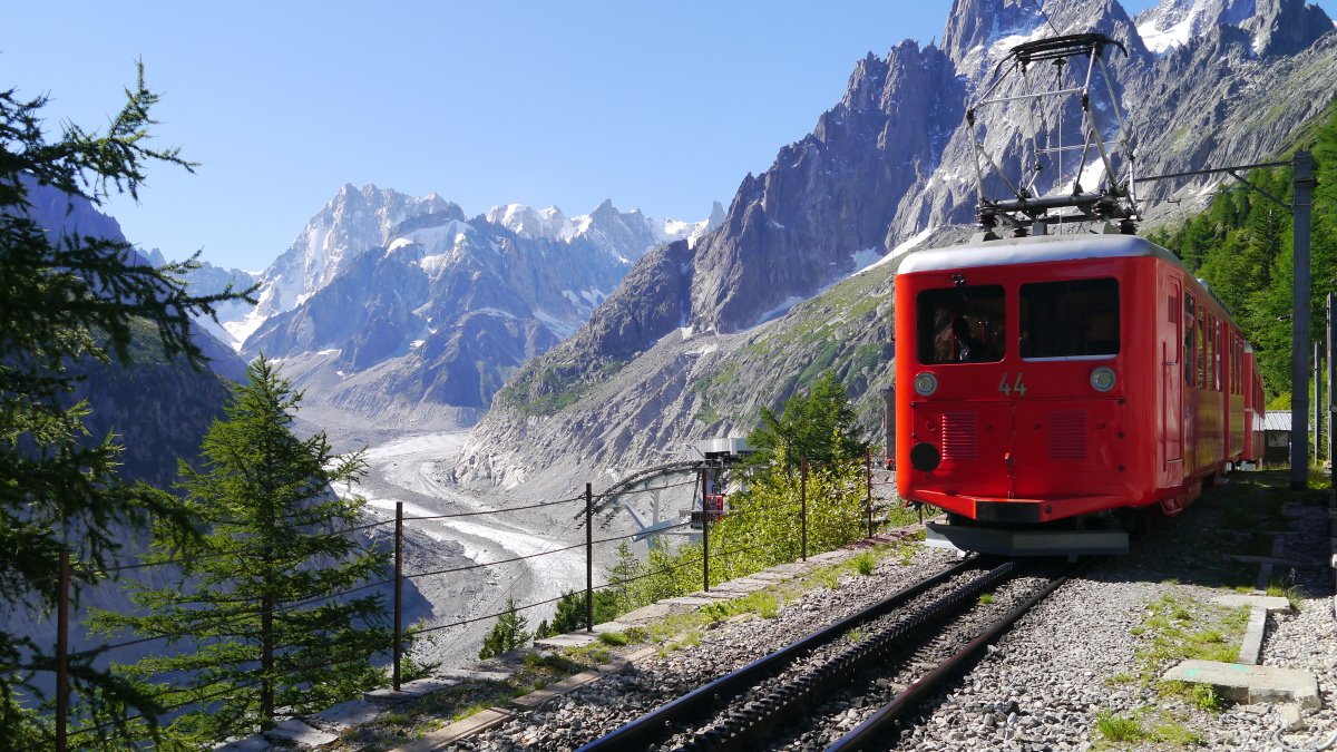 Visiting The Mer De Glace Montenvers Train In Chamonix