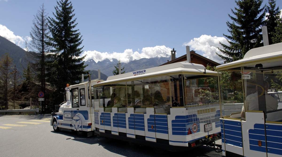 Mini-train guided tour, Verbier | SeeVerbier.com