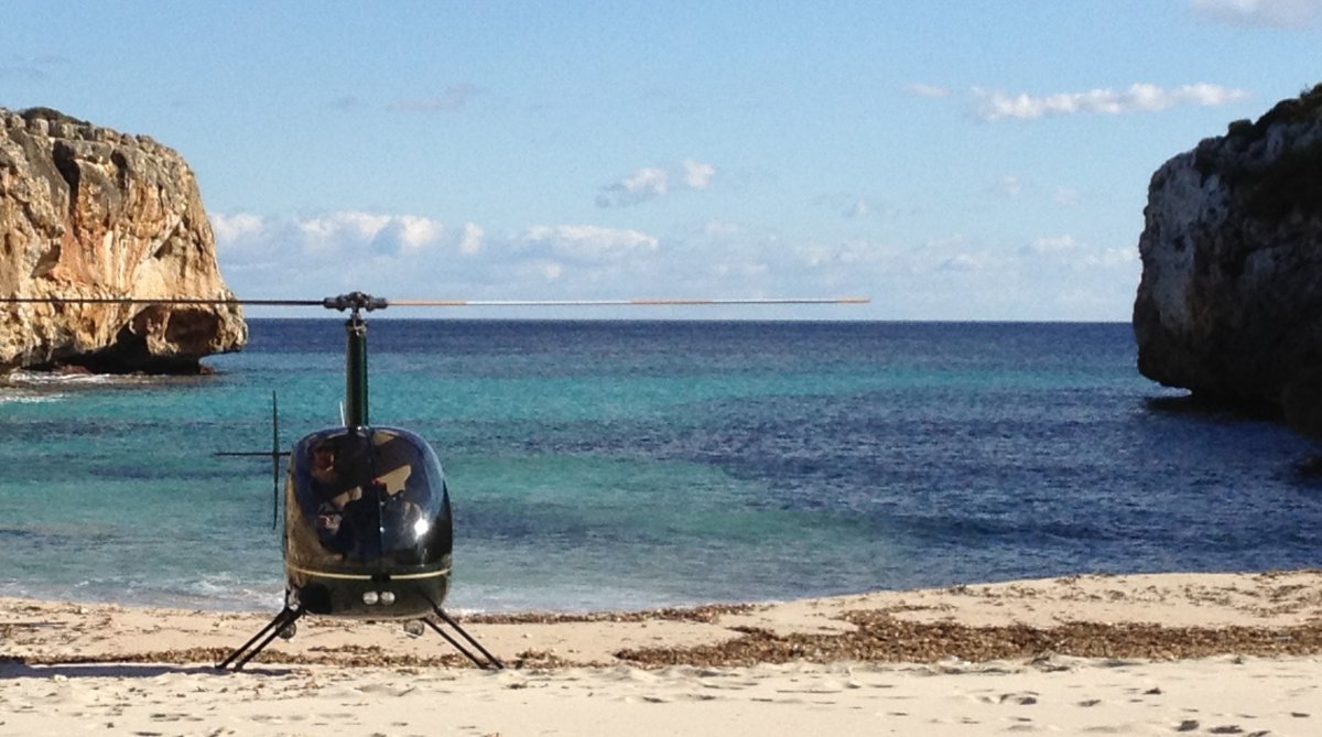 Flying in Mallorca (Majorca)