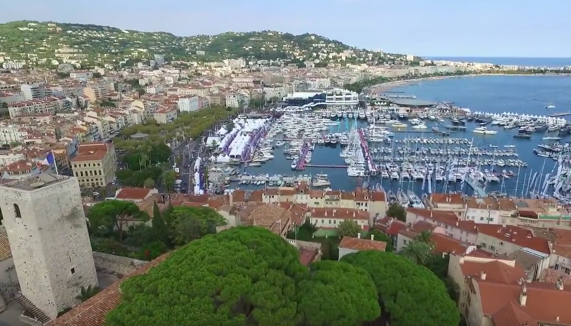 A View of Cannes from Above