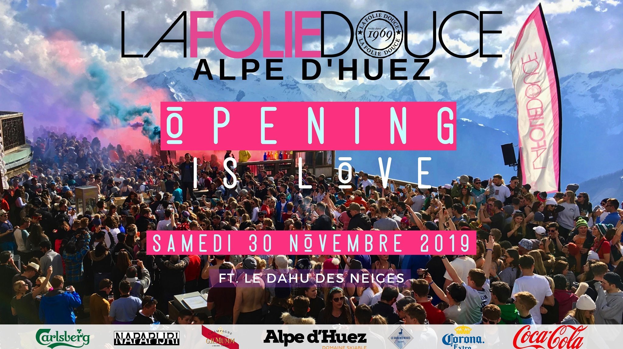 La Folie Douce Alpe d'Huez opening party 2019 | SeeAlpedHuez.com La Folie Douce Alpe d'Huez opening party 2019 | SeeAlpedHuez.com